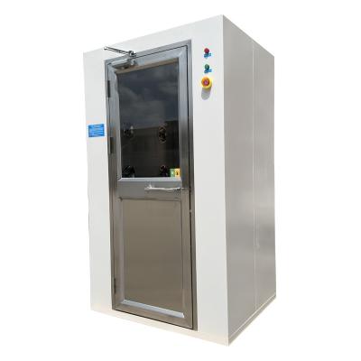 China FDA-Compliant 304 Stainless Steel Air Shower with Convex Door for Pharma and Food Cleanrooms for sale