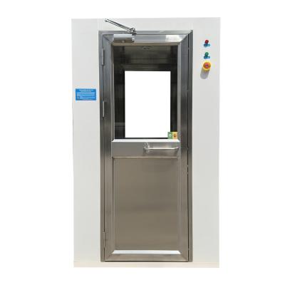 China Single-Person Air Shower with Double Jets and 201 Stainless Steel for Compact ISO-Certified Cleanroom Decontamination for sale