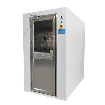 China GMP-Compliant 201 Stainless Steel Air Shower with Pharma-Grade Twin Airflow for Cleanroom Decontamination for sale