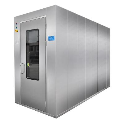 China 304 Stainless Steel Air Shower with Dual Airflow Design for Cleanroom Decontamination | 1240x2000x2100mm for sale
