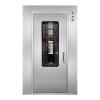 China 304 Stainless Steel Air Shower with Dual Airflow Design for Cleanroom Decontamination | 1240x2000x2100mm for sale