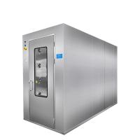 China 304 Stainless Steel Air Shower with Dual Airflow Design for Cleanroom Decontamination | 1240x2000x2100mm for sale