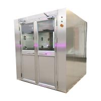 China GMP Certified 201 Stainless Steel OSHA-Compliant Cargo Air Shower for Cleanroom Entry for sale