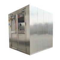 China Auto Sliding Door Cargo Air Shower with Powder-Coated 201 Stainless Steel and Double-Sided Shower for Large Goods (1950x2000x2180mm) for sale