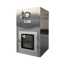 China ISO-Certified Laminar Flow Pass Box | HEPA H14 & 304 Steel | Pharma/Electronics Clean Transfer for sale