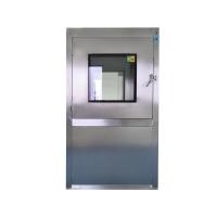 China 304 Stainless Steel Air Shower Pass Box with 0.8kW Energy-Smart Design and HEPA/ULPA Filtration for Cleanrooms for sale