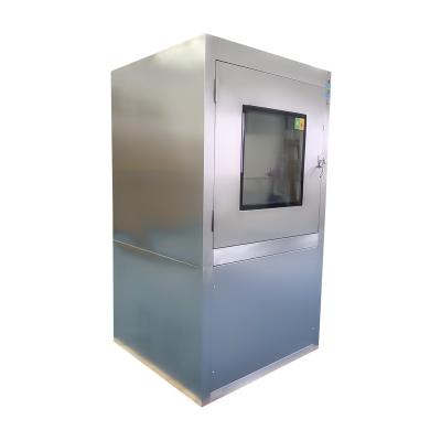 China Pharma Grade A Pass Box with 304 Stainless Steel Construction and HEPA Filtration for Sterile Transfer for sale