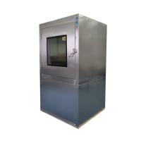 China Low-Noise Air Shower Pass Box | E-Interlock & 201 Stainless | 960x890x1690mm Compact for sale