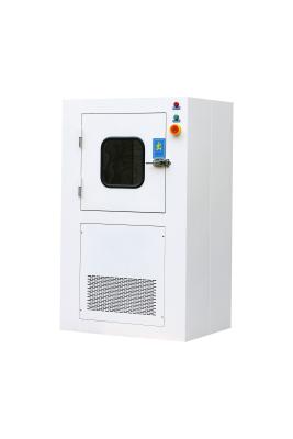 China GMP Air Shower Pass Box with 201 Stainless Steel Construction and E-Interlock in 760x690x1490mm Dimensions for sale