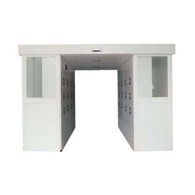China Industrial Goods Air Shower with Auto Sliding Doors, 1500W Fan and HEPA Filter for Dust-Free Transfer for sale