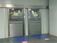 China Automatic Sliding Door Goods Air Shower with DIN75200 Fireproof Radar Anti-Collision Design and ISO 14644-1 Compliance for sale