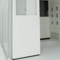 China Industrial Goods Air Shower with Auto Sliding Doors, 1500W Fan and HEPA Filter for Dust-Free Transfer for sale