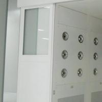China Automatic Sliding Door Goods Air Shower with DIN75200 Fireproof Radar Anti-Collision Design and ISO 14644-1 Compliance for sale