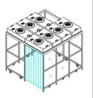 China ISO 5 Clean Booth with HEPA FFU System | Modular & Mobile Design for Labs/Electronics for sale