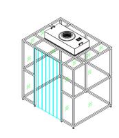 China ISO Class 5 Cleanroom Booth with Anti-Static Aluminum Construction and Adjustable Airflow Control for sale