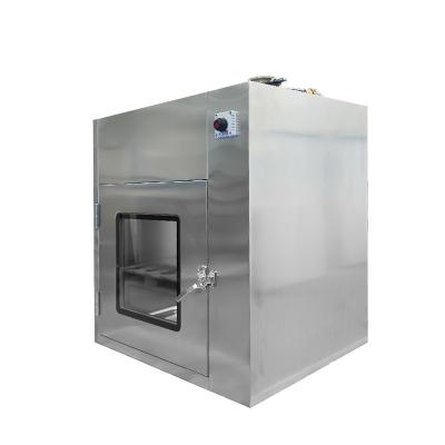 China Explosion-Proof Transfer Window with 304 Stainless Steel Construction and High-Efficiency Laminar Flow Purification for Hazardous Material Pass-Through for sale