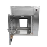 China Explosion-Proof Transfer Window with 304 Stainless Steel Construction and High-Efficiency Laminar Flow Purification for Hazardous Material Pass-Through for sale