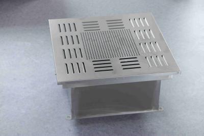 China 450×450×480 mm Liquid Trough HEPA Air Outlet with Corrosion-Resistant Construction and Tool-Free Installation for Cleanroom Ventilation for sale