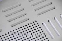 China 450×450×480 mm Liquid Trough HEPA Air Outlet with Corrosion-Resistant Construction and Tool-Free Installation for Cleanroom Ventilation for sale
