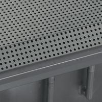 China 584×584×480mm Zero-Leakage IP55-Rated Liquid Trough HEPA Vent for Semiconductor Cleanroom Air Supply for sale