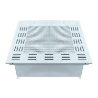 China ISO 14644 Certified HEPA Air Outlet with 1000 CMH Airflow and Cold Plate Painted Finish for Cleanrooms for sale