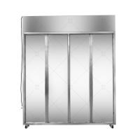 China Stainless Steel Cleanroom Garment and Shoe Cabinet with Dual-Zone ISO 14644 Compliance and 40-Person Capacity for sale