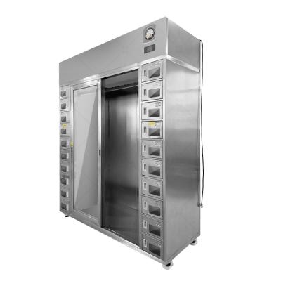 China Cleanroom Storage Cabinet with HEPA Filtration and Dual-Zone Storage for ISO/GMP Compliance for sale