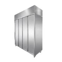China Stainless Steel Cleanroom Garment and Shoe Cabinet with Dual-Zone ISO 14644 Compliance and 40-Person Capacity for sale
