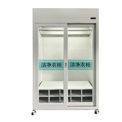 China Cold Plate Baked Paint Cleanroom Wardrobe with H13 HEPA 99.95% Filtration for Pharma & Food Grade Applications for sale