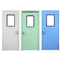 China Fire-Rated Cleanroom Steel Door with Chemical-Resistant Coating and Low-Profile Design | CE & UL-Certified for sale