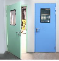 China Hygienic Cleanroom Steel Door with Custom Sizes and Airtight Seal for Industrial Applications for sale