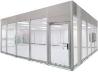 China Custom ISO 14644-1 Compliant Cleanroom Booth with Aluminum Frame Construction and Adjustable Airflow Control for sale
