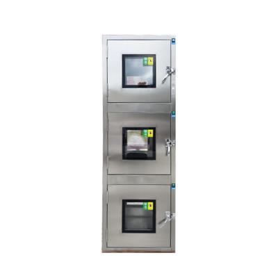 China Ultra-Safe Triple-Layer Mechanically Interlocked Pass Box with UV Sterilization for sale