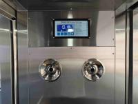 China Smart Sliding-Door Air Shower with Facial Recognition and Stainless Steel Construction for Personnel Decontamination for sale