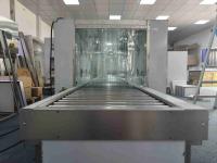 China Powered Roller Conveyor Air Shower Pass-Through Box | Cleanroom Transfer System for sale