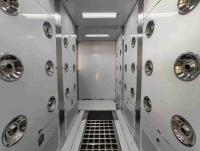 China Corner Air Shower with Sole Cleaning Function | Cleanroom Entry Portal for sale