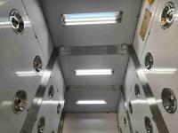 China Corner Air Shower with Sole Cleaning Function | Cleanroom Entry Portal for sale