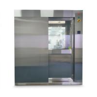 China Smart Sliding-Door Air Shower with Facial Recognition and Stainless Steel Construction for Personnel Decontamination for sale