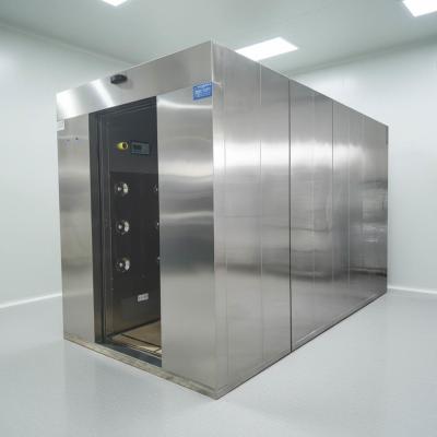 China ISO 14644 Certified Cleanroom Air Shower with Automatic Sliding Door and Heavy-Duty Steel Construction for sale