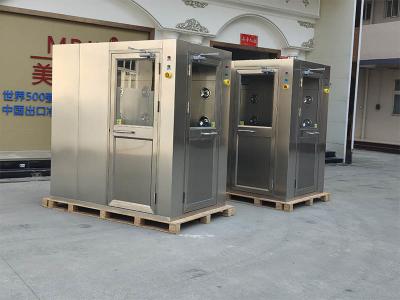 China 304 Stainless Steel GMP Pharma Air Shower with Double-Sided Blowing and Microcomputer Control for sale