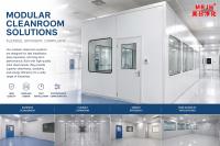 China Customized Modular Clean Room Workstation with HEPA Fan Filter Units and ISO5~ISO9 Compliance for sale