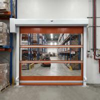 China Energy-Efficient High-Visibility High-Speed Rolling Door with DIN 75200 Certification for Warehouses and Factories for sale
