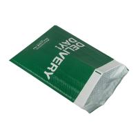 China Eco Customised Forest Plastic Pastel Envelope light Green Poly Bubble Mailer Wrap Mailing Post Bag Wth Logo for sale