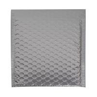 China Custom Waterproof Shock-Resistance Self Laser Bubble Envelope Shipping Mailing Bags Blue Metallic Poly HolographicBubble for sale