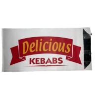 China Kebabs Aluminum Foil Paper Bag Heat Resistant BBQ Takeaway Bag Chicken Hot Dog Kraft Packaging Bag for sale