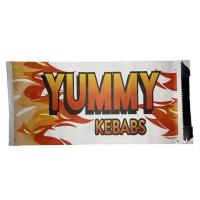 China Heat Sealed Aluminum Foil Paper Mylar Flat Pouch with Tear Notch for sale
