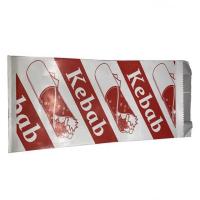 China Aluminum Foiled Line PE Coated White Kraft Paper Bag Chicken Packaging Bags Aluminum Foil Bag for sale