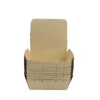 China #5 Factory Wholesale Kraft Paper Takeout Box Food Container Custom Take Away Container Paper Food Box for sale