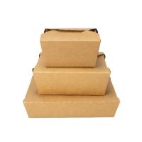 China #4 High quality Food Takeaway Packaging Takeout Box Paper Lunch Box Disposable Fast Food Packaging Boxes for sale