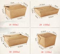 China Good quality Cake paper package easy to take printed brown kraft paper cake boxes with handle for sale